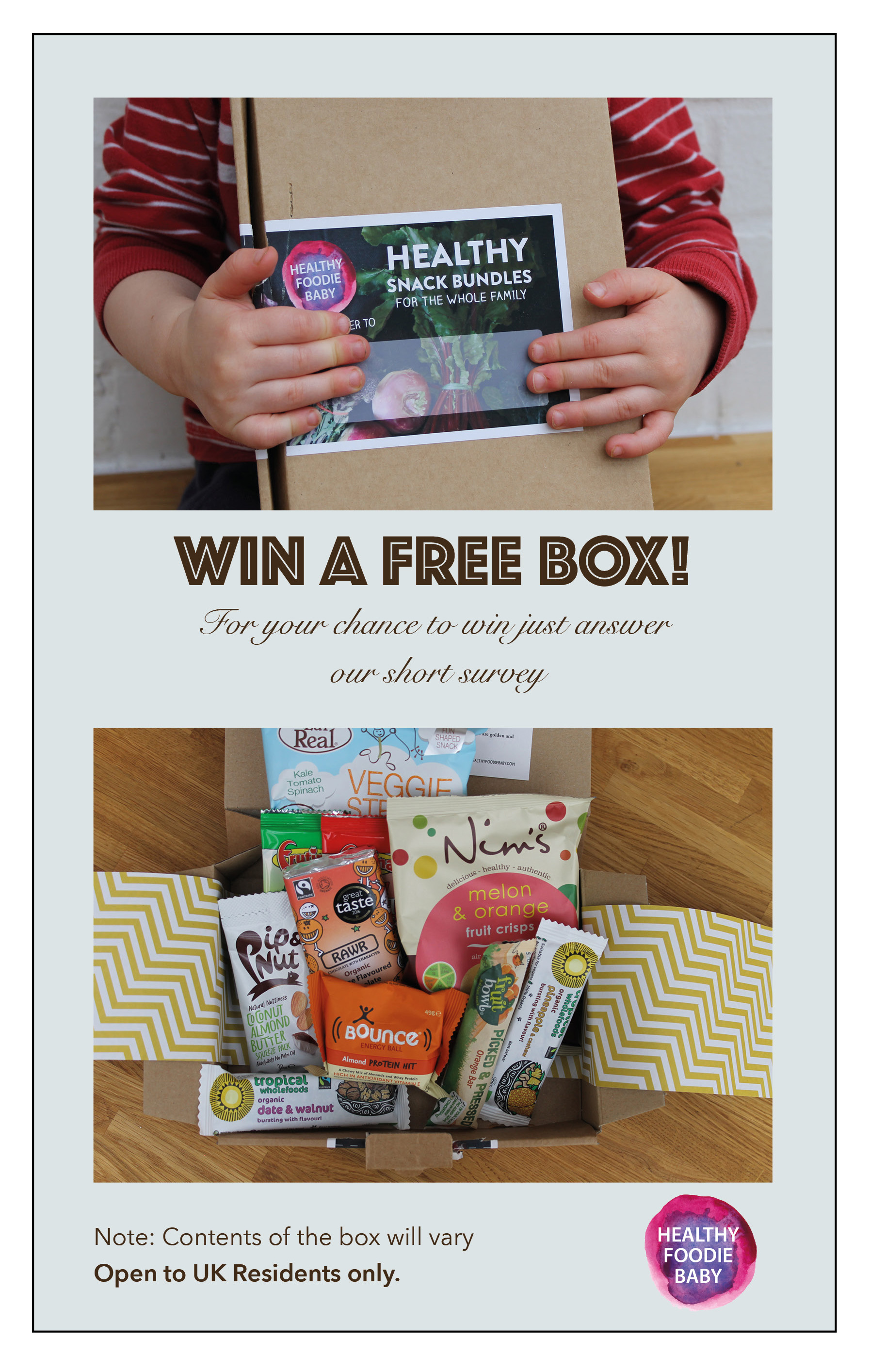 WIN a free ‘Healthy Snack Bundle’! – Healthyfoodiebaby